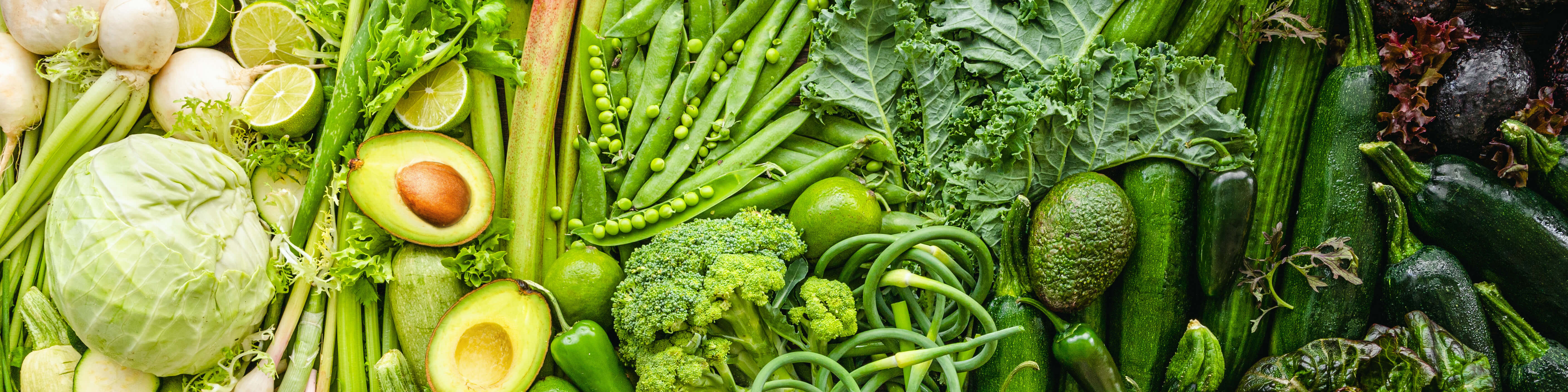 Featured - Green gradient of fresh veg - Lufa Farms Marketplace