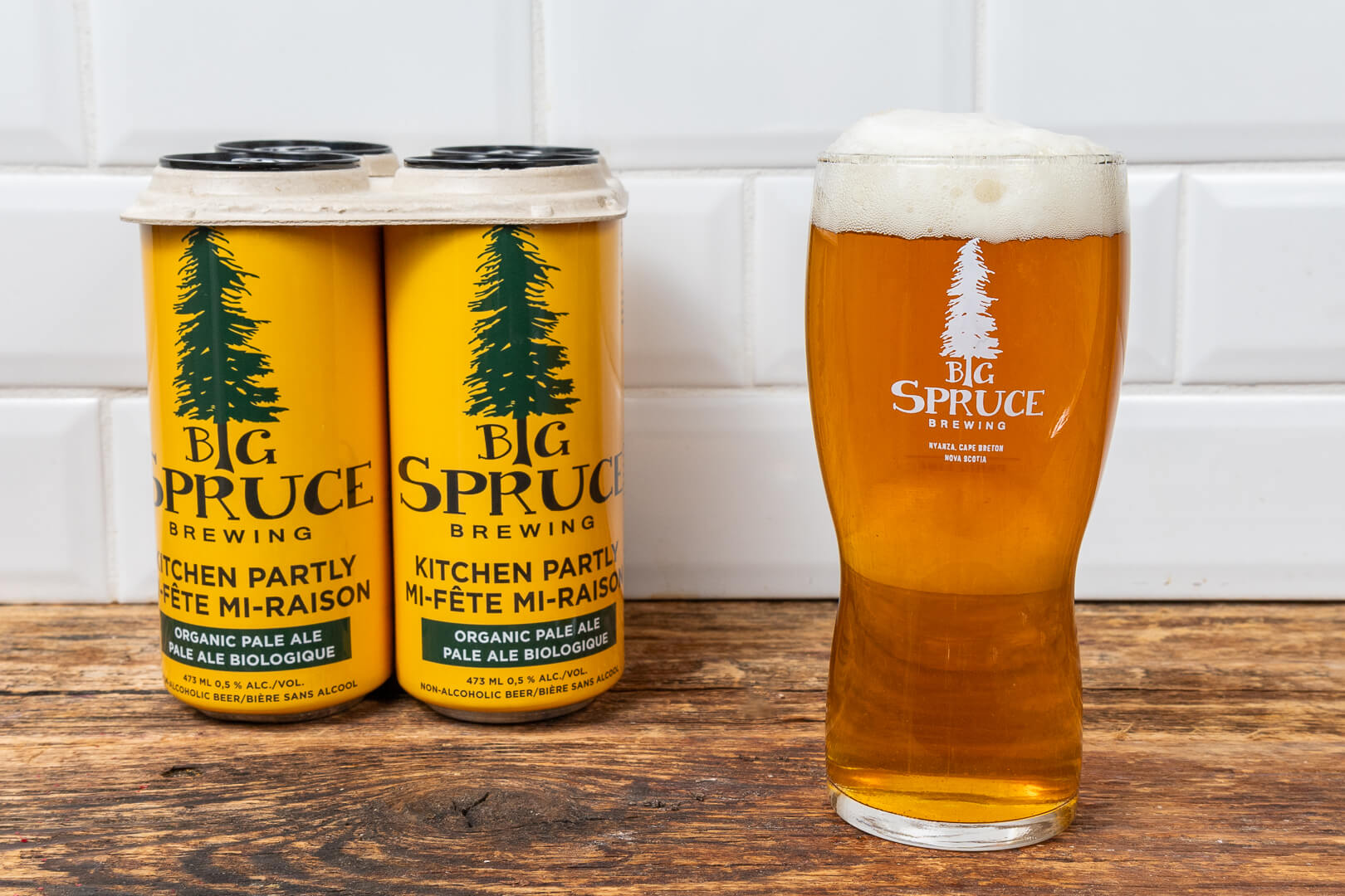 Kitchen Party Non-Alcoholic Pale Ale (pack of 4) - Lufa Farms Marketplace