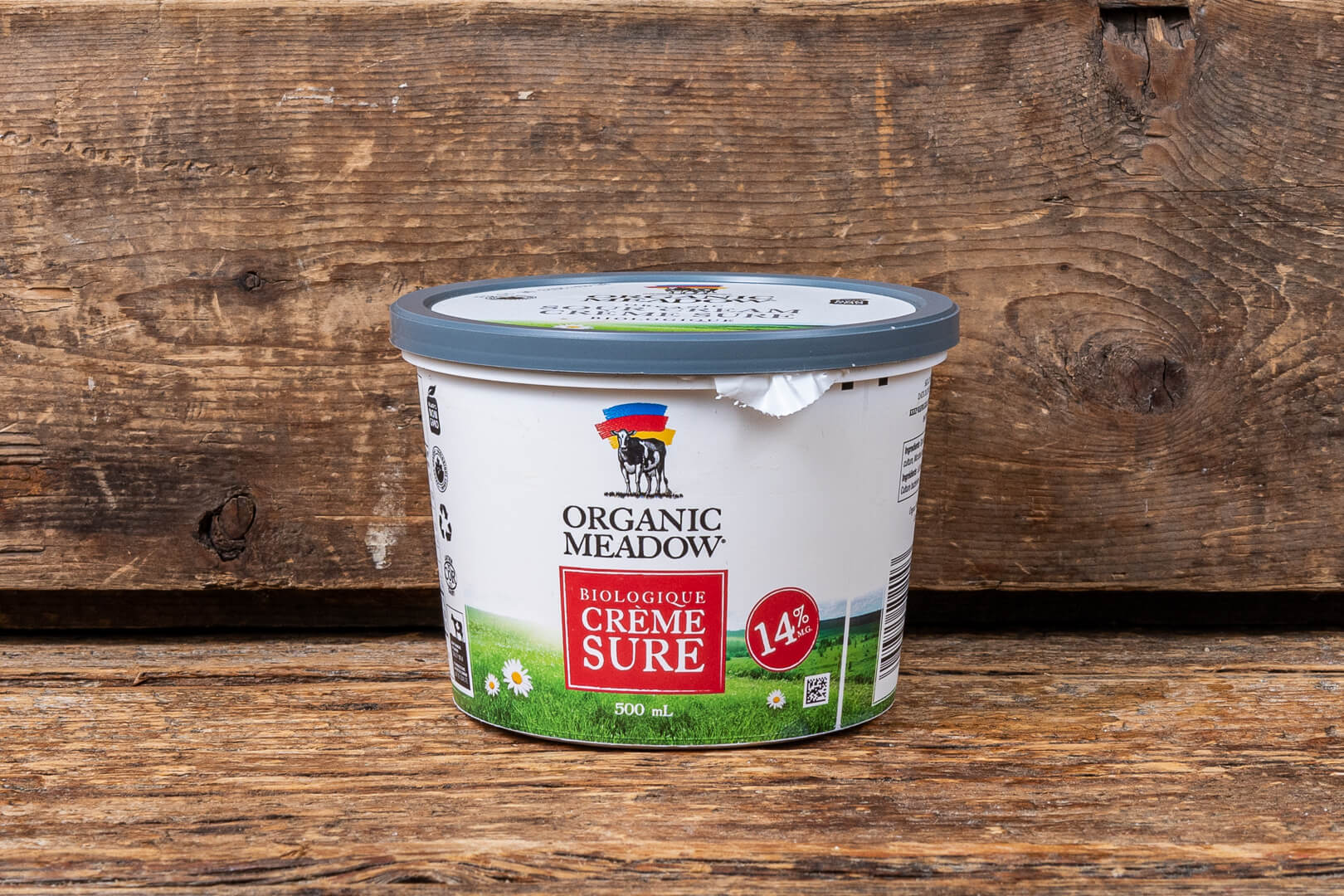 Crème sure biologique - Marché des Fermes Lufa