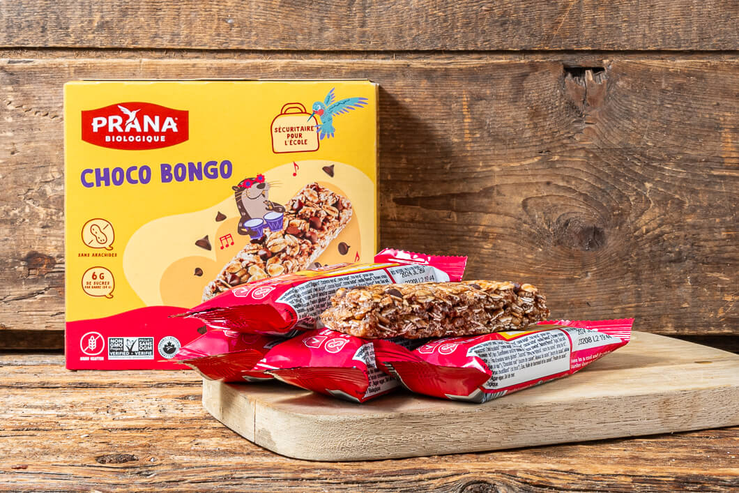 Barres tendres Choco bongo biologique (paquet de 5) - Marché des Fermes ...