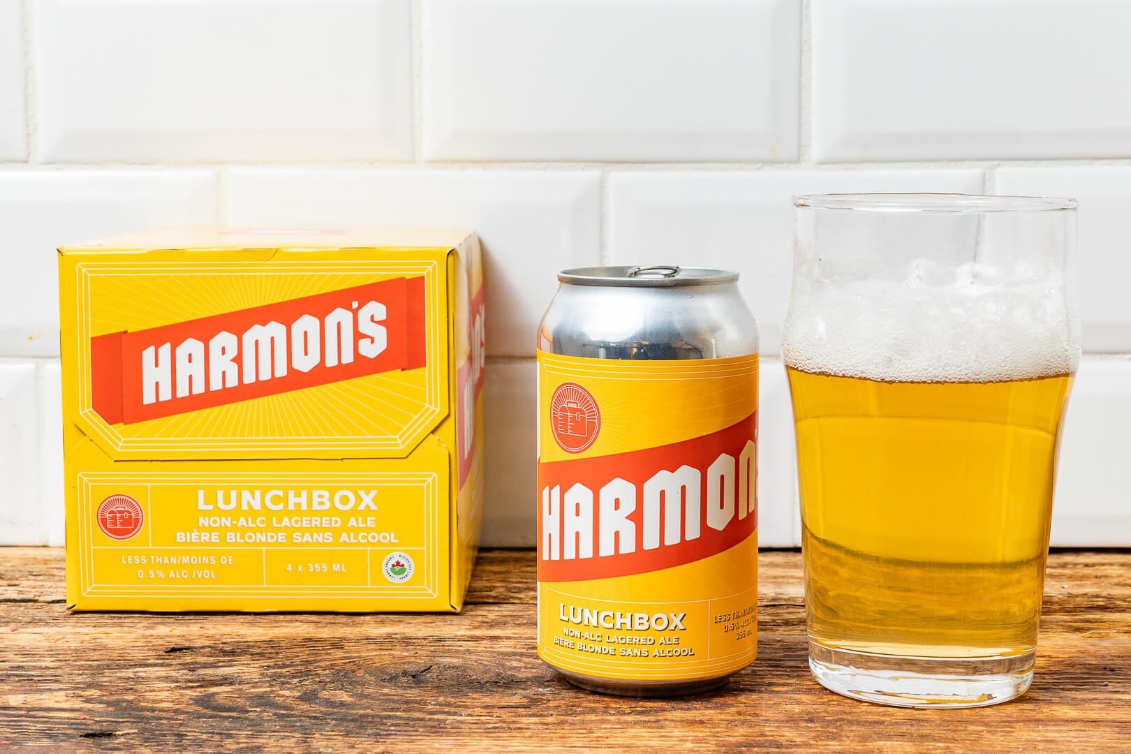 Blonde biologique sans alcool Harmon's Lunchbox - Marché des Fermes Lufa