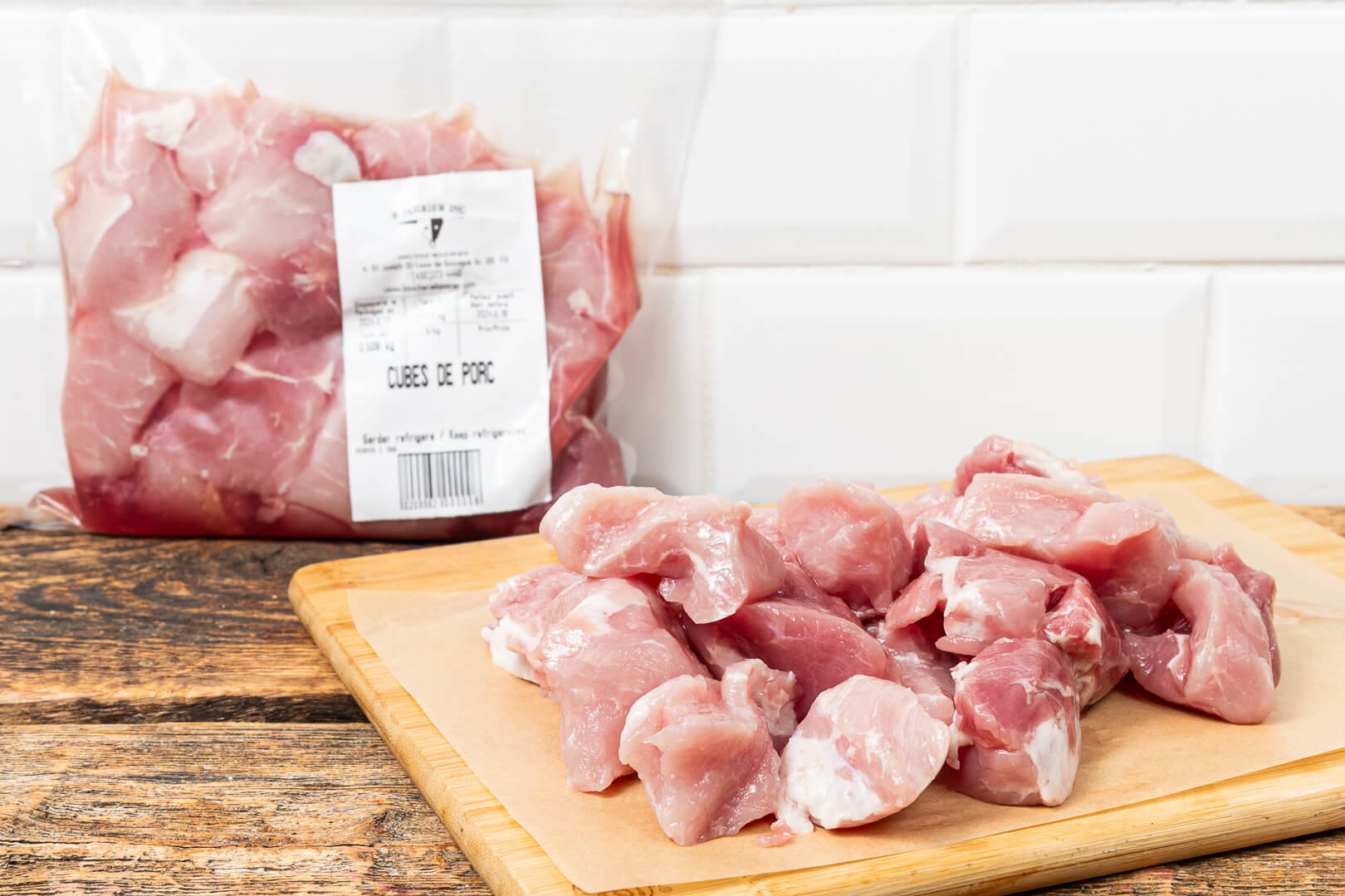 Pork Skewer Cubes (fresh) - Lufa Farms Marketplace