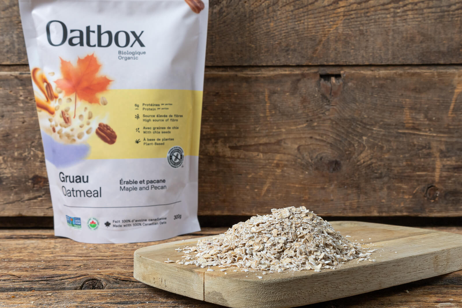 Organic Maple & Pecan Oatmeal - Lufa Farms Marketplace