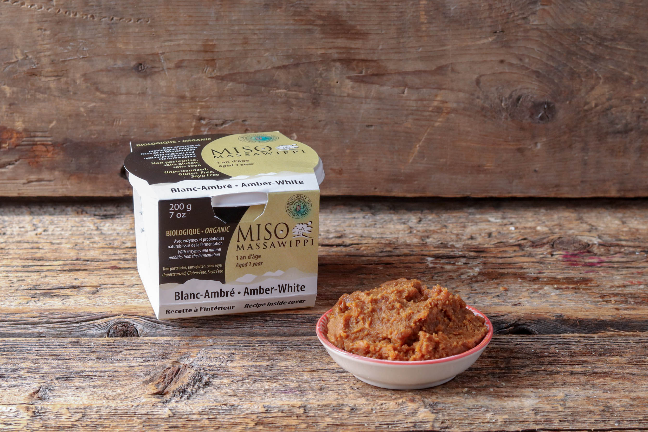 Miso blanc-ambré biologique - Marché des Fermes Lufa