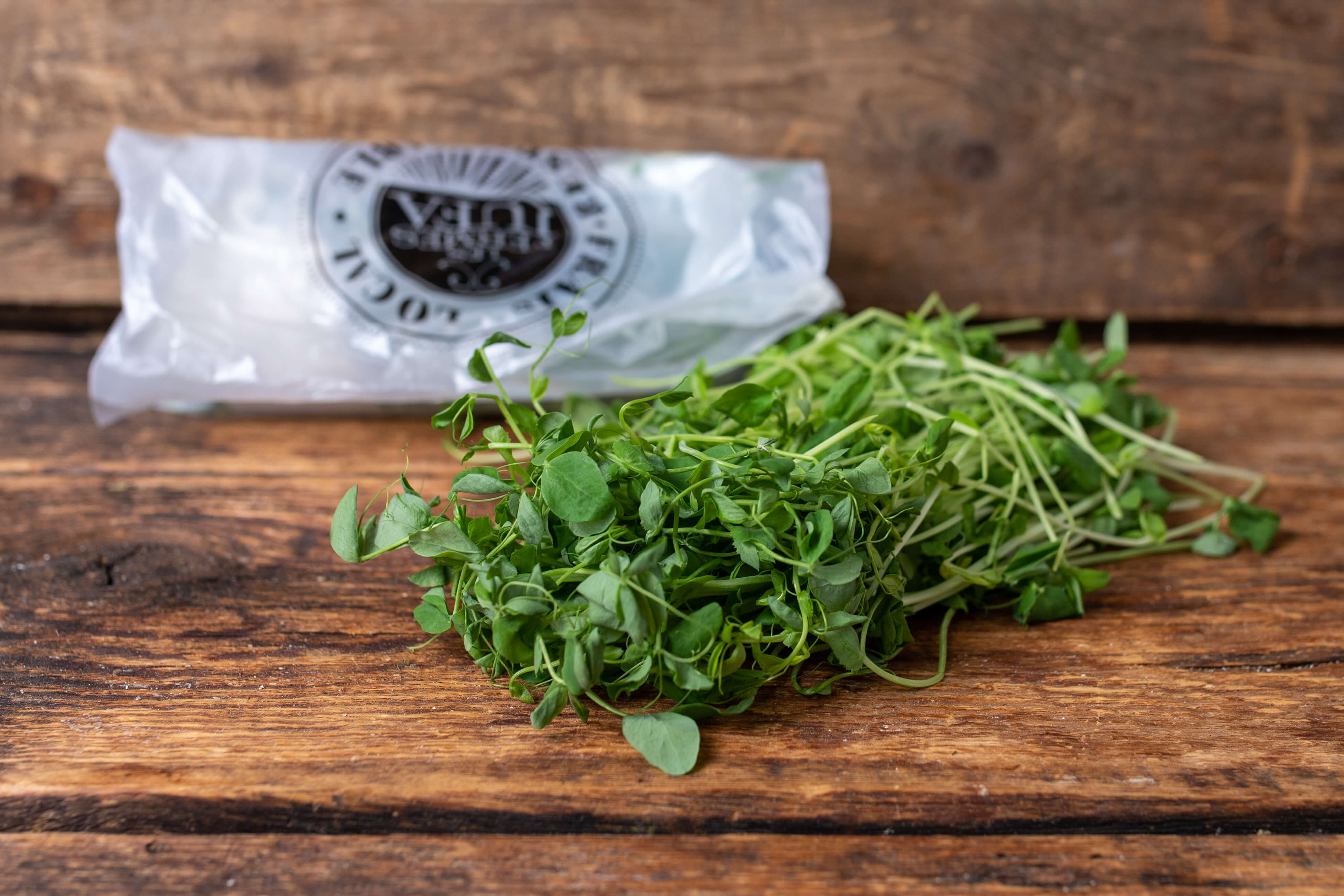 Dwarf Grey Sugar Pea Shoot Microgreens (cut) - Lufa Farms Marketplace