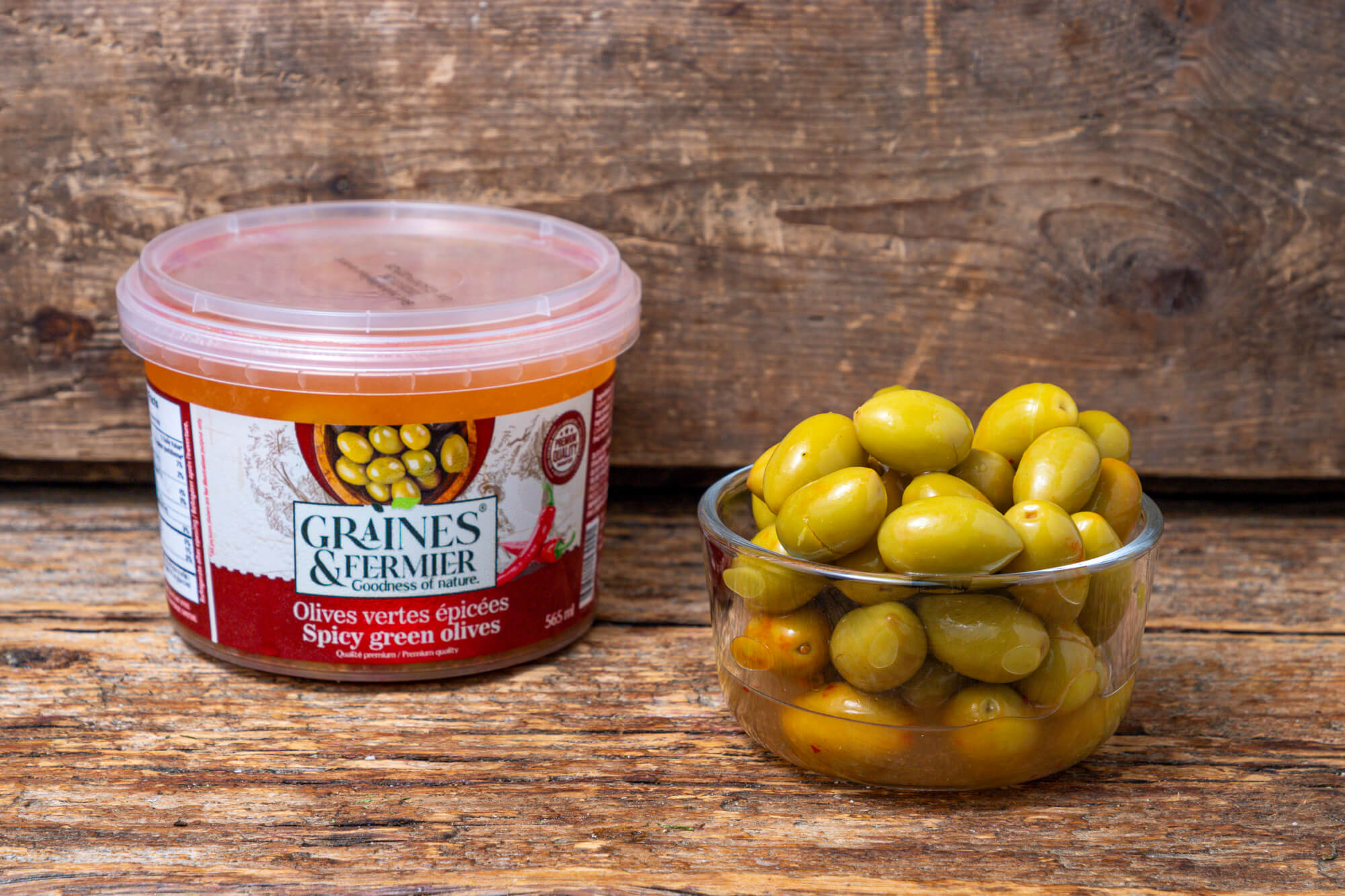 Spicy Moroccan Crushed Green Olives - Lufa Farms Marketplace