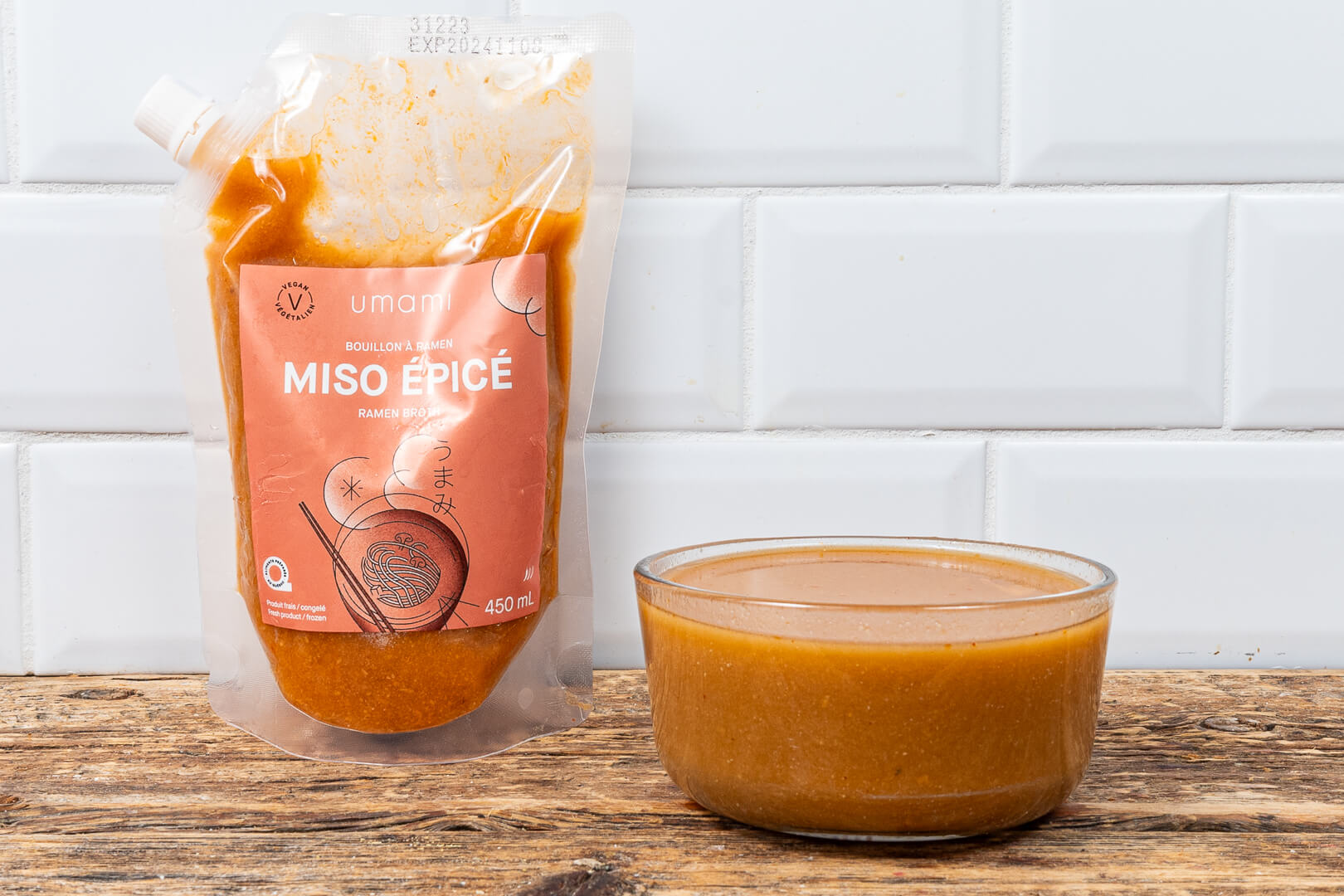 Bouillon miso épicé (frais) - Marché des Fermes Lufa