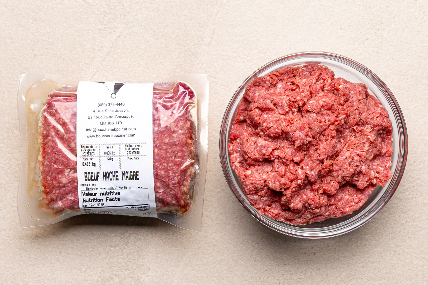 Lean Ground Beef (fresh) - Lufa Farms Marketplace