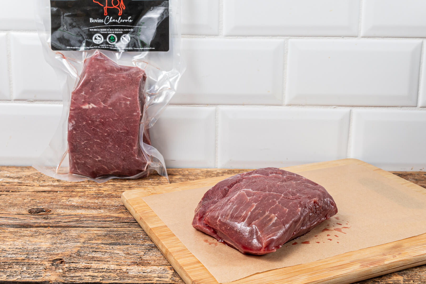 Macreuse de boeuf de Charlevoix (congelée) - Marché des Fermes Lufa
