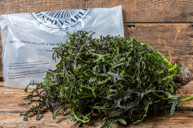 Ruby Streaks Mustard Leaves - Lufa Farms Marketplace