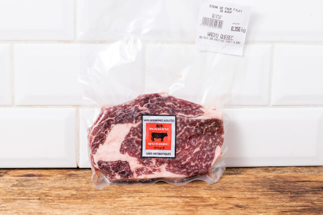 F1 Wagyu Beef Ribeye Steak (1", frozen) - Lufa Farms Marketplace
