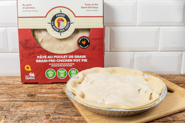 Pâté au poulet (non cuit, congelé) - Marché des Fermes Lufa