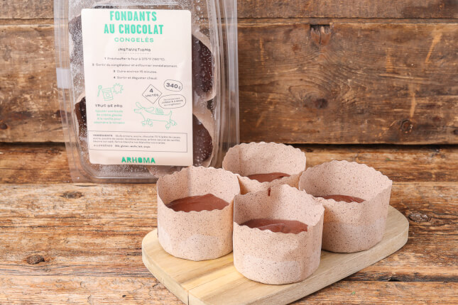 Ready-to-Bake Chocolate Lava Cakes (4, frozen) - Lufa Farms Marketplace