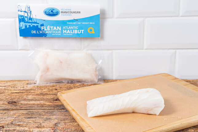 Flétan du Québec sauvage (portion individuelle, congelé) - Marché des ...