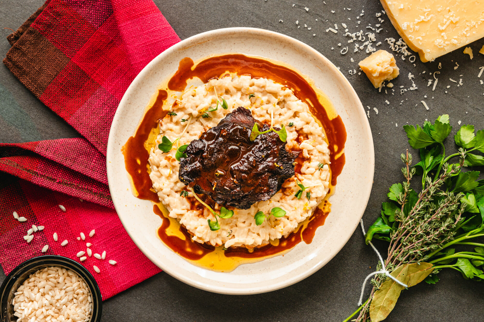 Braised Beef & Classic Risotto - Lufa Farms Marketplace