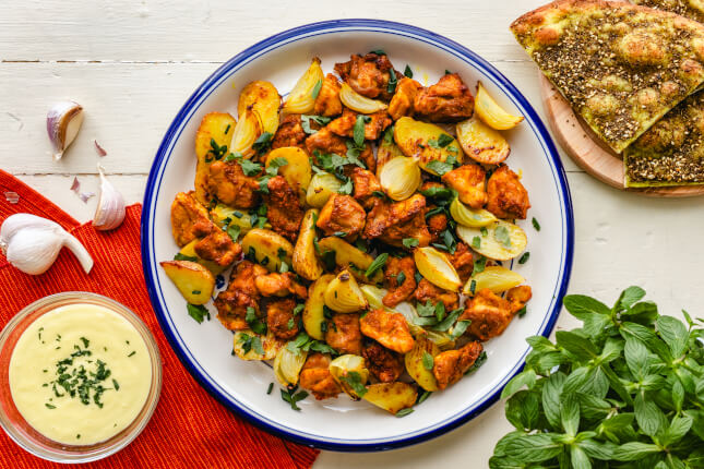 One-Pan Chicken Shawarma & Potatoes - Lufa Farms Marketplace