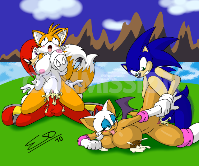 428218 Knuckles The Echidna Pherociouseso Rouge The Bat Rule 63 Sonic Team Sonic The Hedgehog