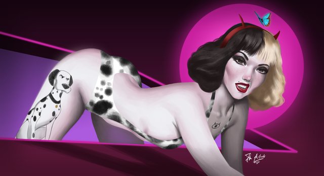 Cruella De Vil Xxx 1 Cruella De Vil Erotic Art Luscious Hentai Manga And Porn