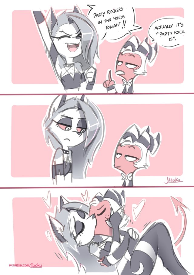 2 Loona X Moxxie Gag Jizoku A Night With Loona Extra Images Only Luscious Hentai Manga