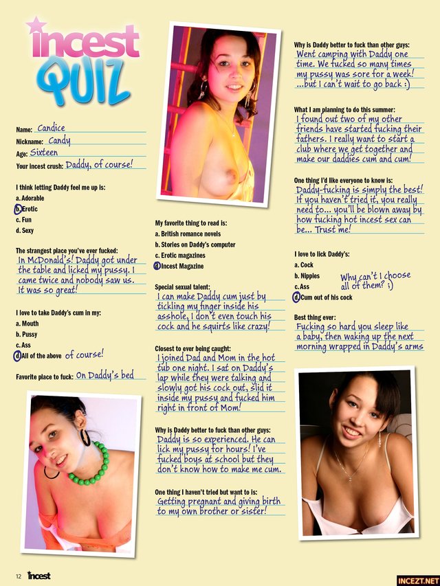 Page0011 Incest Magazine Issue 4 Read In Reverse Order Luscious 