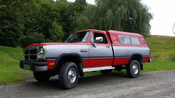 1993 1st Gen 12V Cummins 5spd 4x4 - One Owner! - $1 | Cars & Trucks For ...