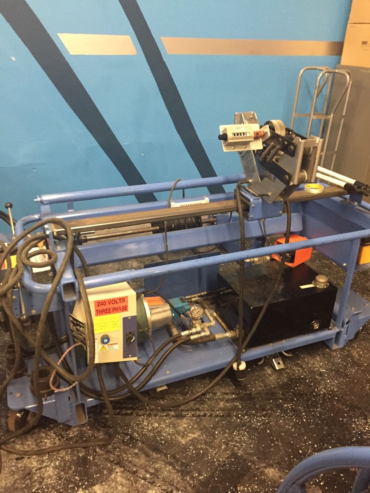 Reel-O-Matic NK4 RH 7.5HP 230V 3-Phase Wire Machine | Tools For Sale ...