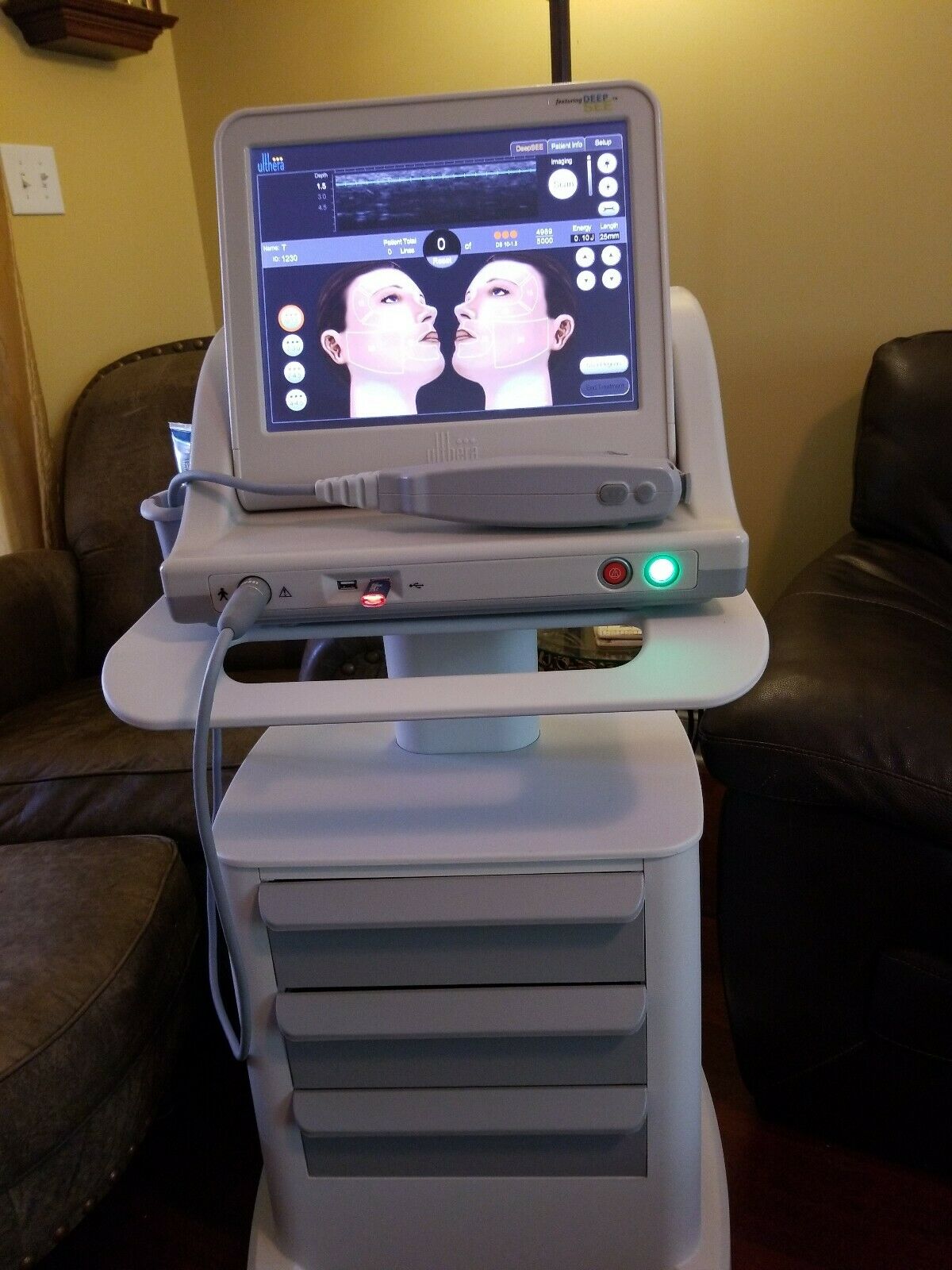 2017 Ulthera Ultherapy Machine, Ultrasound, Lifting, Skin Tightening ...