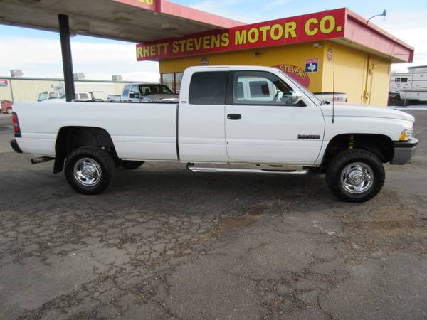 1997 DODGE RAM-2500 SLT CUMMINS 12-VALVE DIESEL AUTO 4X4 EXT-CAB LONG ...