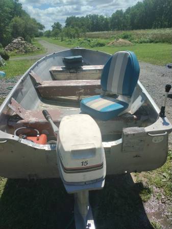14 FOOT SEA NYMPH MOTOR AND TRAILER $1,600 | Boats For Sale | Ashtabula ...