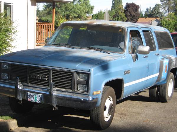 1986 gmc suburban dually - $3795 (oregon) | Cars & Trucks For Sale ...