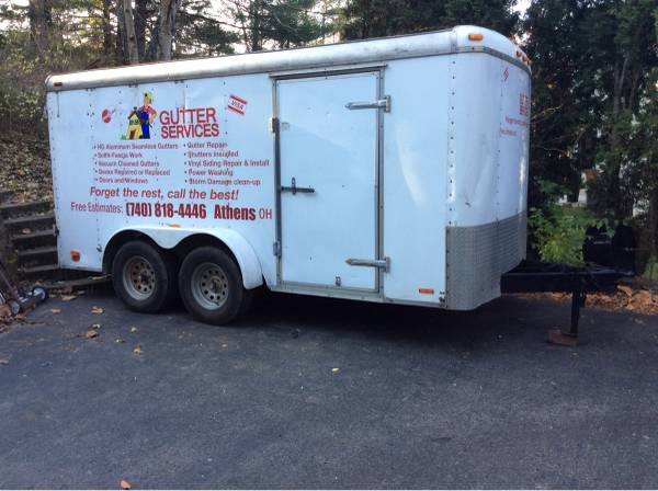 Gutter machine and enclosed trailer - $6800 (Athens) | Cars & Trucks ...