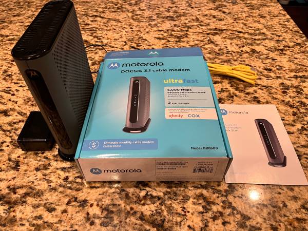 Cable Modem MB8600 32x8 DOCSIS 3.1 - $100 (Alpharetta) ‹ image 1 of 4 ...