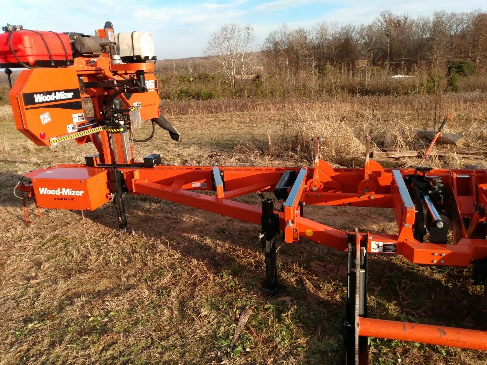2015 Woodmizer Lt35Hd fully hydraulic sawmill with debarker low hours ...