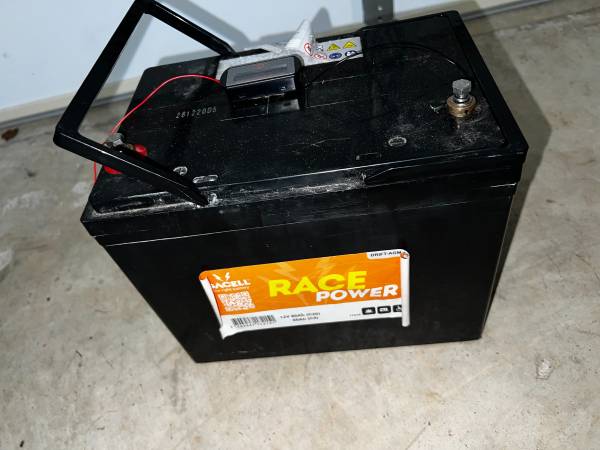 12V 80Ah AGM RV Battery - New - Gacell Race Power - Deep Cycle $50 ...