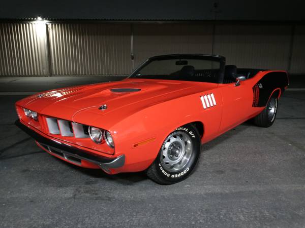 1971 Cuda Convertible - FULLY RESTORED - 440 AUTO Barracuda - MOPAR 70 ...