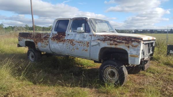 1981 Chevrolet K30 3+3 4x4 Crew Cab with International Diesel - $2500 ...