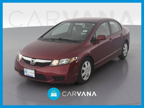 2010 Honda Civic LX Sedan 4D sedan Red - FINANCE ONLINE - $15,990 ...
