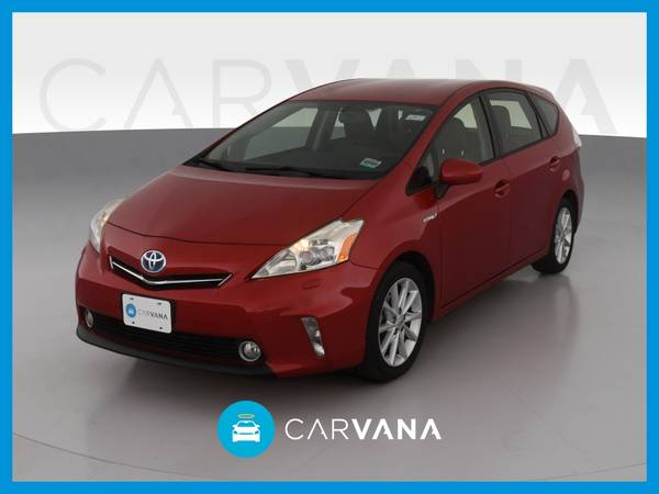 2012 Toyota Prius v Five Wagon 4D wagon Red - FINANCE ONLINE - $19,990 ...