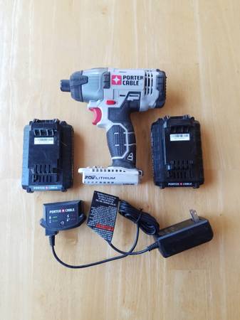 Porter Cable 20v Lithium Ion 1/4 Hex Impact Driver PCC641 plus $80 ...
