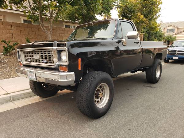 1974 Lifted 4x4 Chevrolet K20 Pickup, Runs Great! Trade-in Possible ...