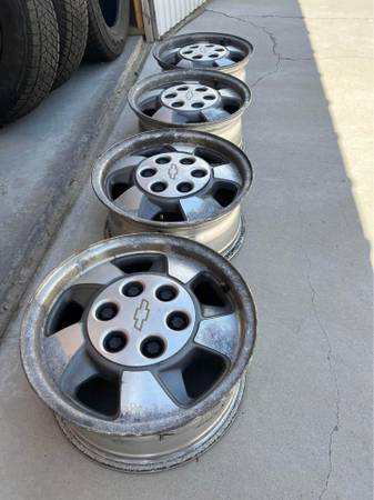 4 Chevy Astro Aluminum Wheels OEM Silverado 1500 Express 16” 6x139.7 ...