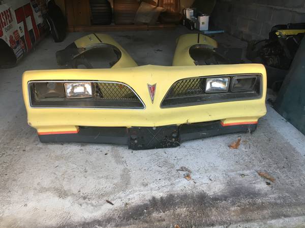 77-78 FIREBIRD TRANS AM YELLOW FORMULA NOSE FRONT BUMPER - $600 (WHITE ...