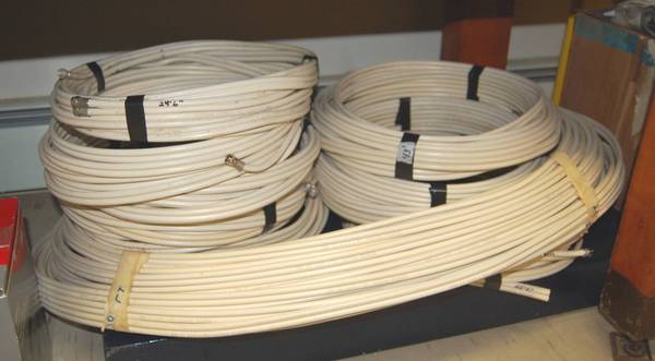 High Quality Cable / Satellite TV Dual RG 6 Coax Cable Quad Insulated ...