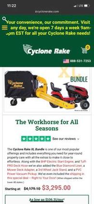 Cyclone Rake - For Sale - Shoppok