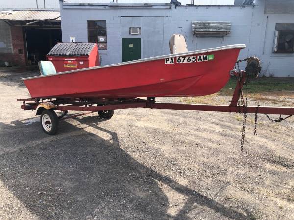 Wenzel Fiberglass Boat- 14 ft (Skiff) $550 | Boats For Sale ...