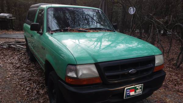 1998 US Forestry Service Ford Ranger with camper top - $2750 (Spruce ...