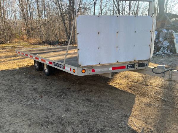 3 Place Aluminum Snowmobile ATV UTV Trailer Tandem axle $2,800 ...