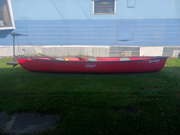 14 Coleman Scanoe with electric motor $500 | Boats For Sale | Buffalo ...