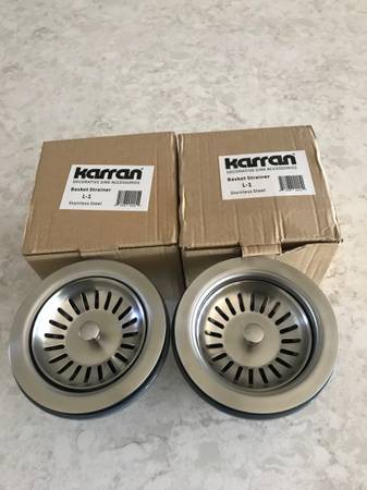 Karran L-1 stainless sink basket strainer - stainless - $50 ‹ image 1 ...