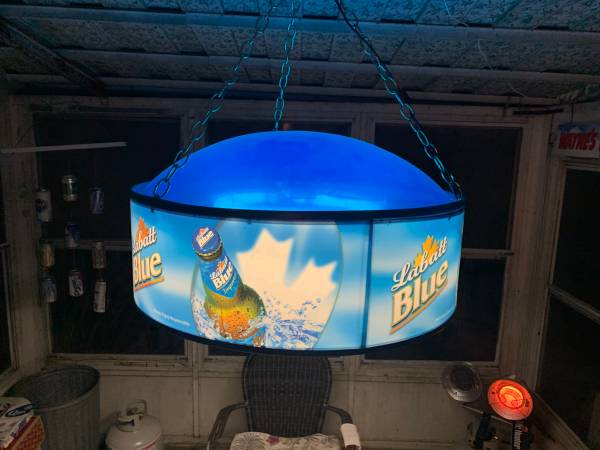 LABATT BLUE POOL TABLE LIGHT - $150 (Clarence) ‹ image 1 of 3 ...